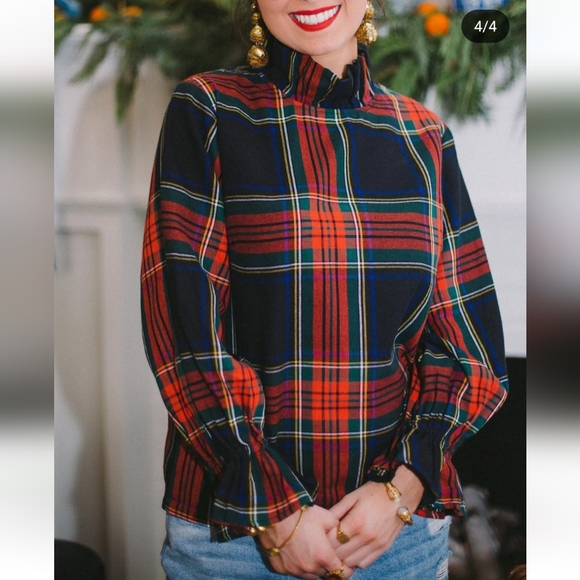 Elizabeth Wilson | Tops | Elizabeth Wilson Plaid Shirt | Poshmark